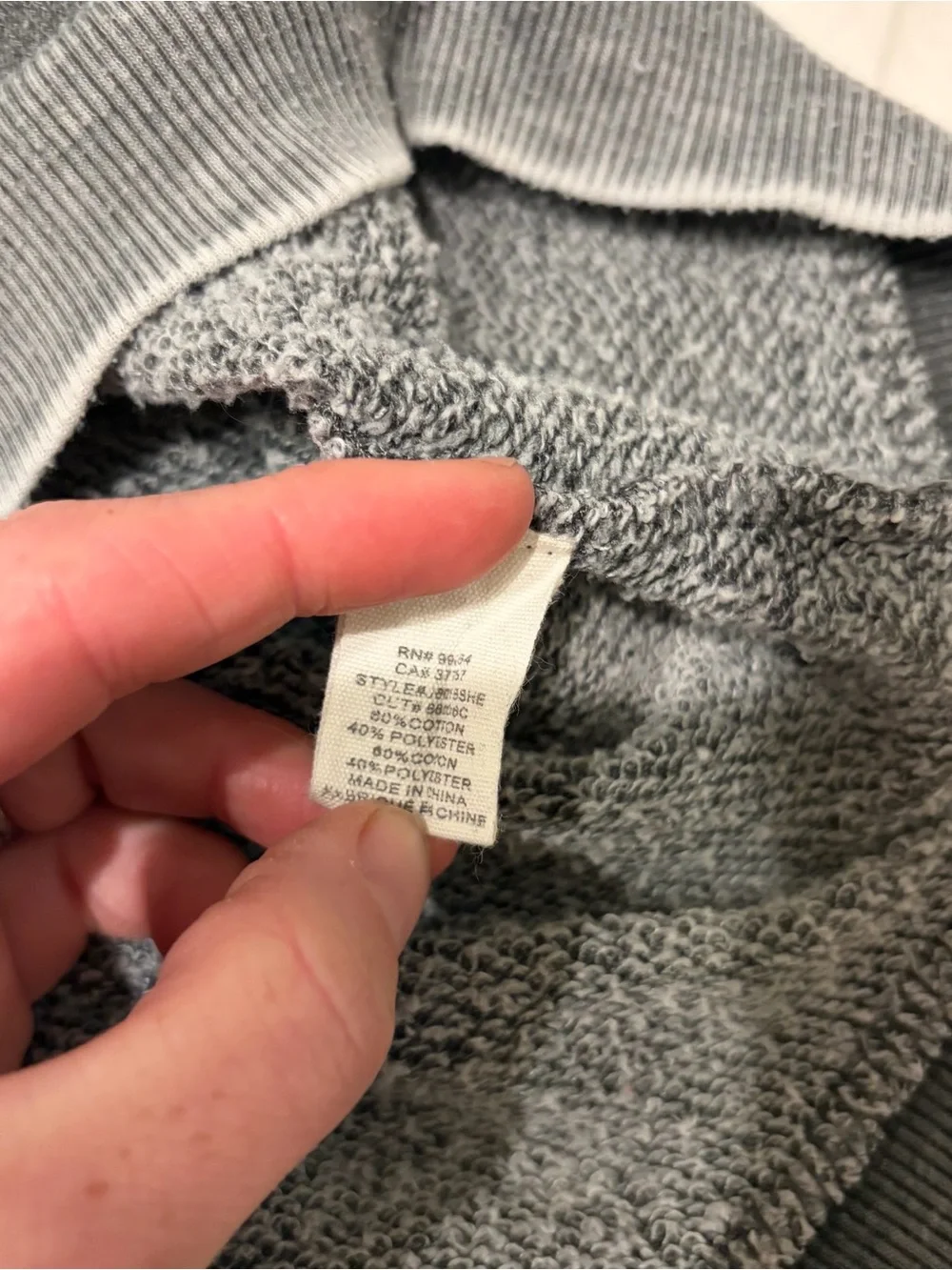 Billabong | Sweaters | Billabong Gray Terry Pullover With Pink Stitch ...